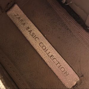 Zara | Shoes | Zara Basic Collection Gold Shoes | Poshmark